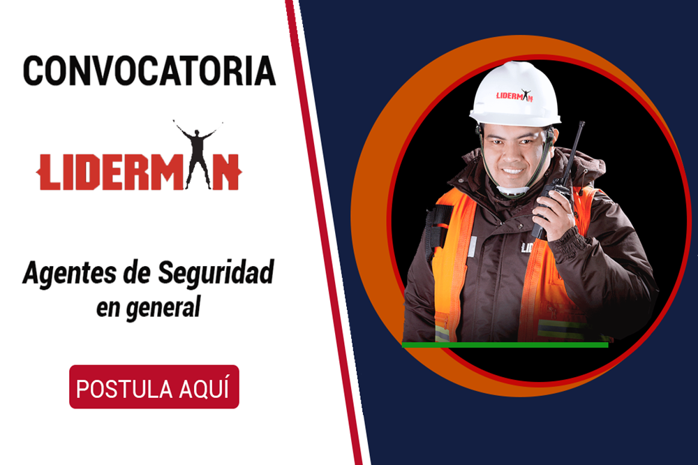 Convocatoria de Trabajo en LIDERMAN
